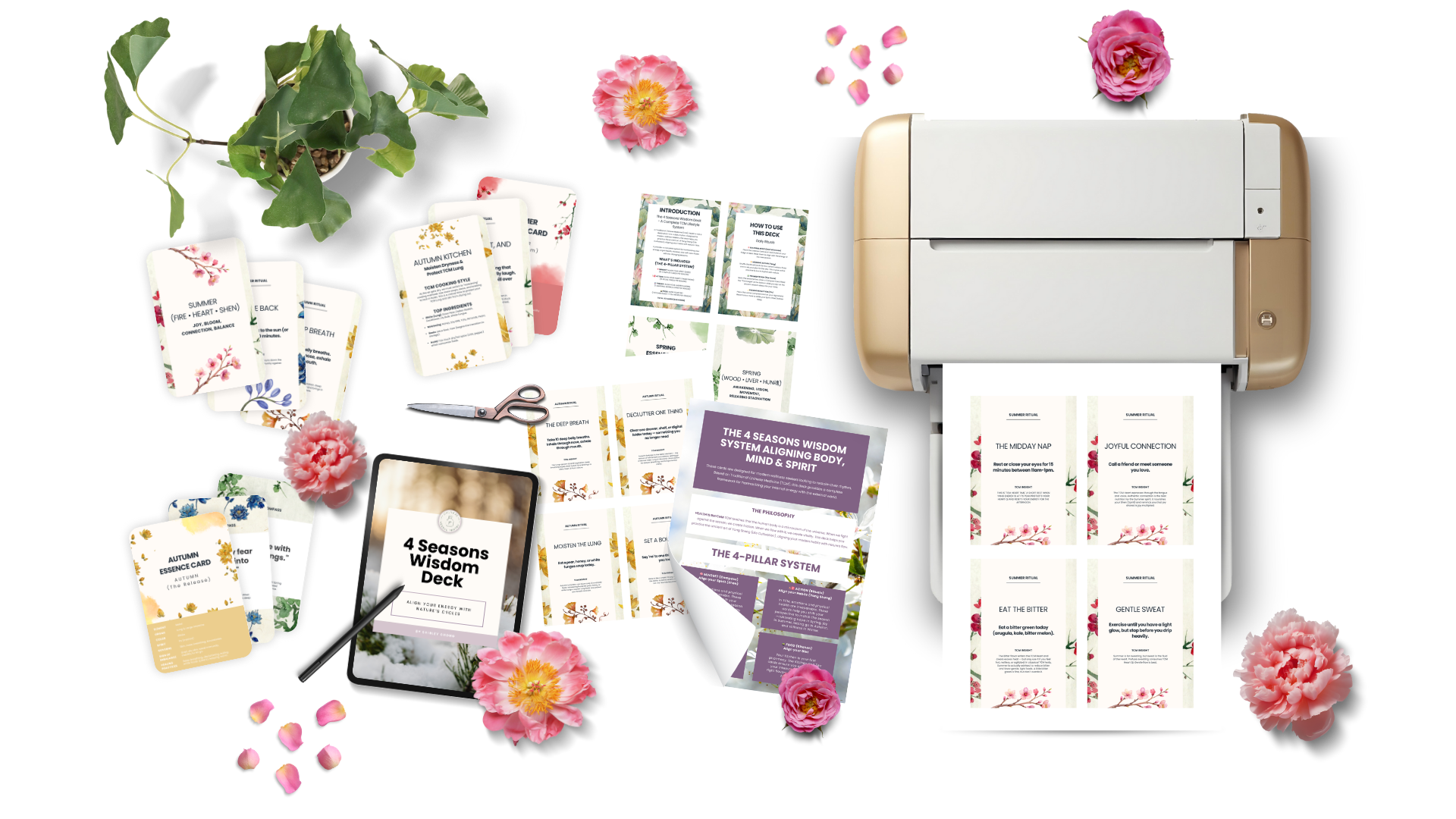 TCM 4 Seasons Wisdom Deck | Printable Cards (Digital Download ...